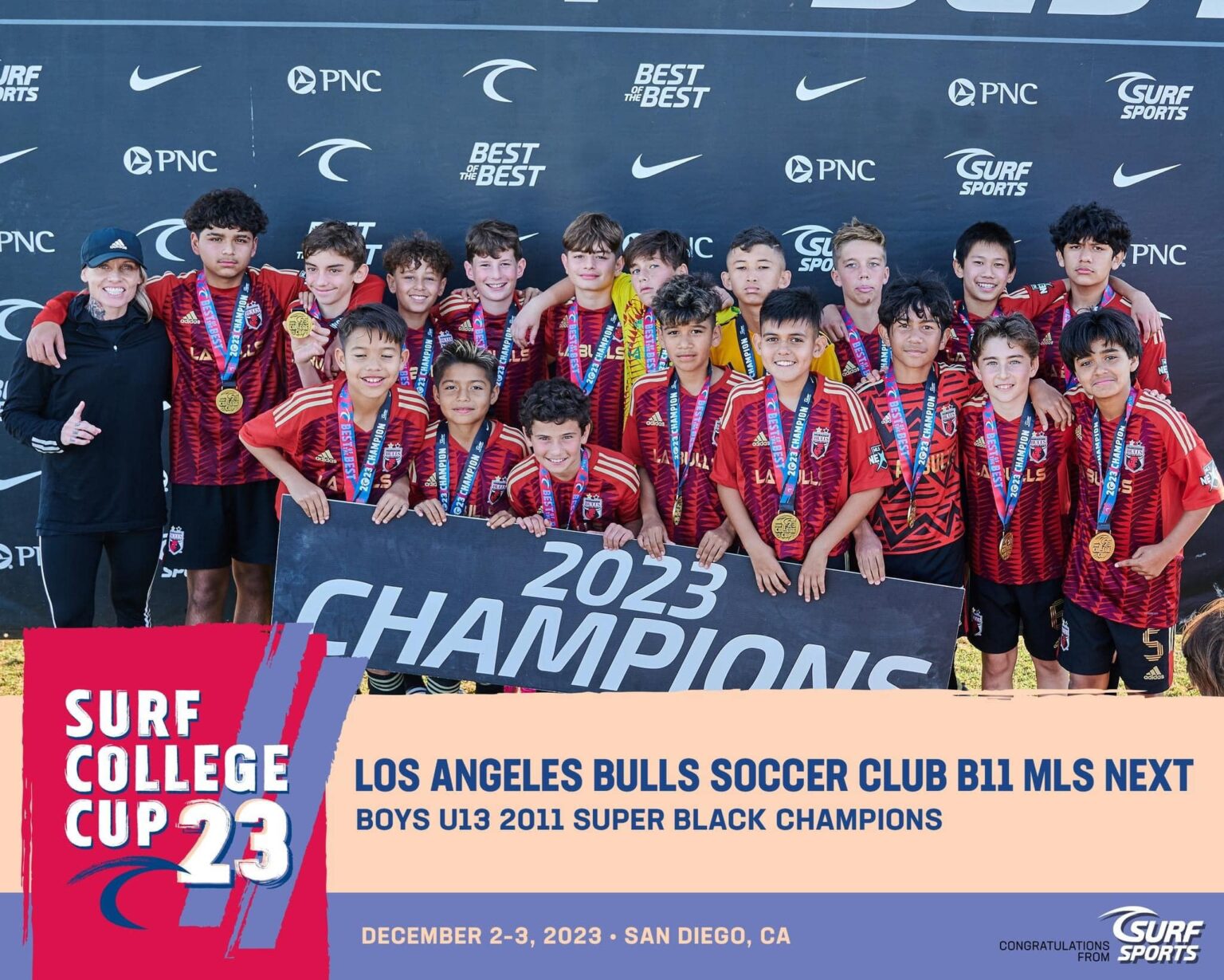 Congratulations to our B2011 MLS Next team for winning Surf Cup - Los ...